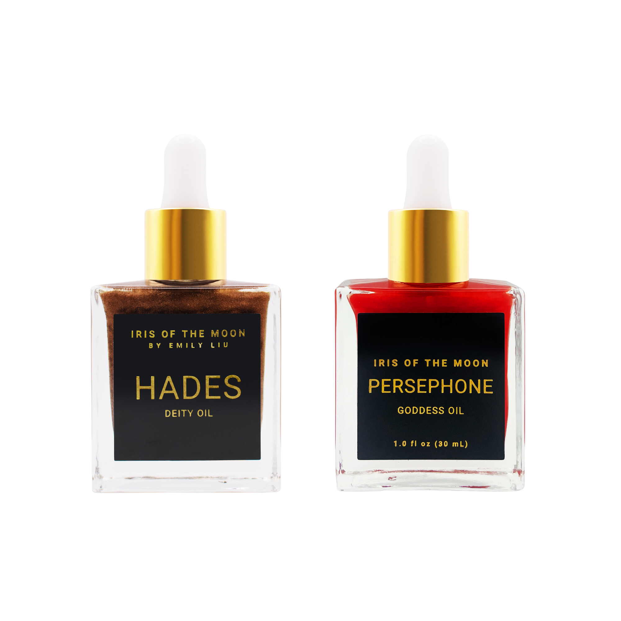 Hades & Persephone Scented Body Oil Duo – Iris of the Moon